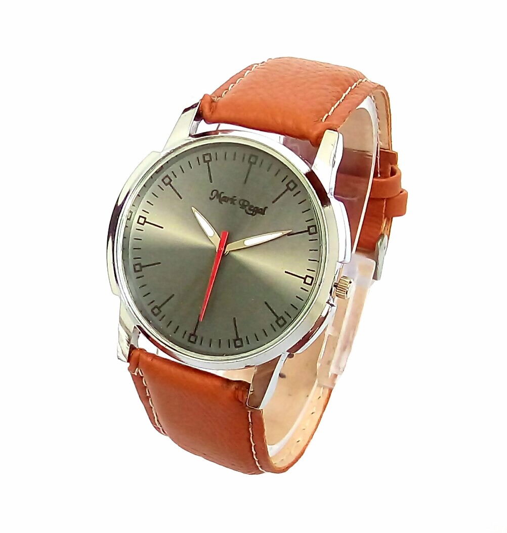 Buy Mark Regal Brown Analog Wrist Watch For Men Online @ ₹249 from ...