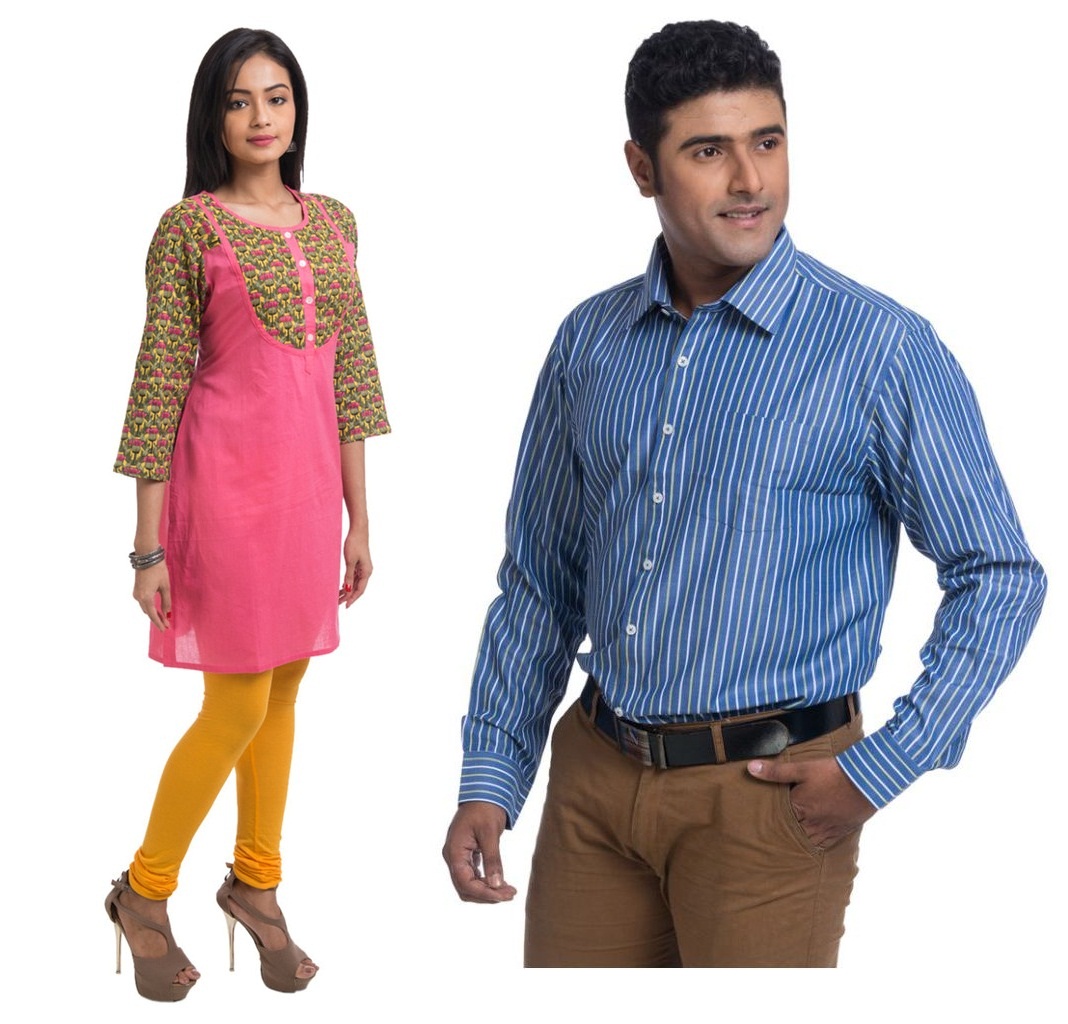 Buy Valentine's special combo of navrachna printed pink kurti validus ...