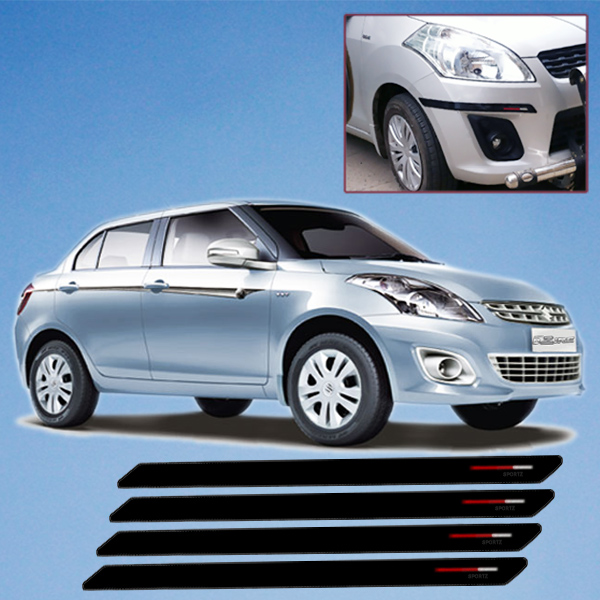 Shop Car Bumper Protector For Maruti Suzuki Swift Dzire New Model ...