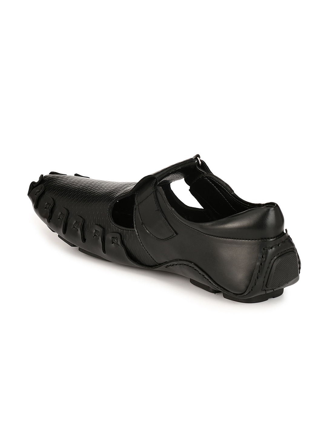 Buy Afrojack Men Black Velcro Sandals Online @ ₹1099 from ShopClues