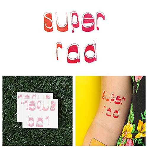 Buy Tattify Super Rad Temporary Tattoo - Tubular (Set of 2) - Other ...