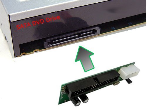 Buy SATA to IDE/PATA Converter Adapter (Covert SATA DVD Burner to IDE ...