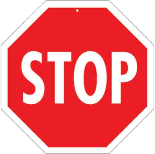 Buy Stop Sign Two-Sided Decoration Online @ ₹1564 from ShopClues