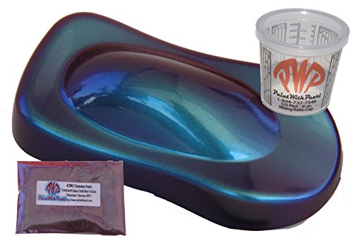 Buy 25g Cyan Red Green Chameleon Paint Powder - Color Shift Paint ...