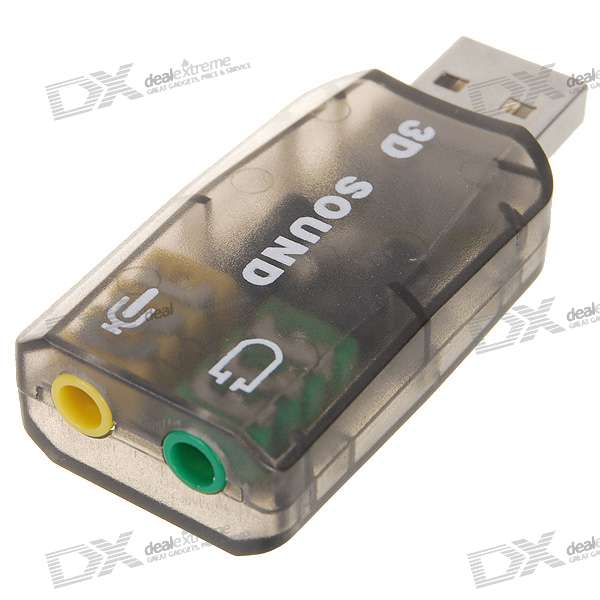 Buy USB Sound Card 3D Virtual 5.1 Online @ ₹190 from ShopClues