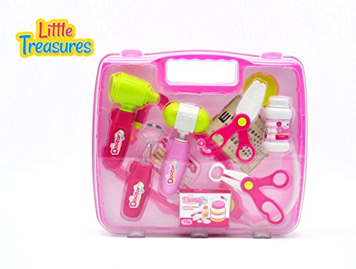 Buy Doctor Medical Play Set- pink themed medical tool kit for 3+ girls ...