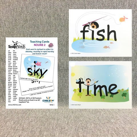 Buy Snapwords Nouns 2 Teaching Sight Word Cards Online @ ₹3776 from ...