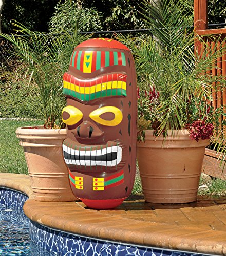 Buy Swimline 90240 Swimming Pool Inflatable Tiki Tropical Island Totem ...