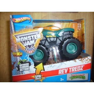 Buy Teenage Mutant Ninja Turtles 1:43 Hotwheels Monster Jam Rev Tredz ...