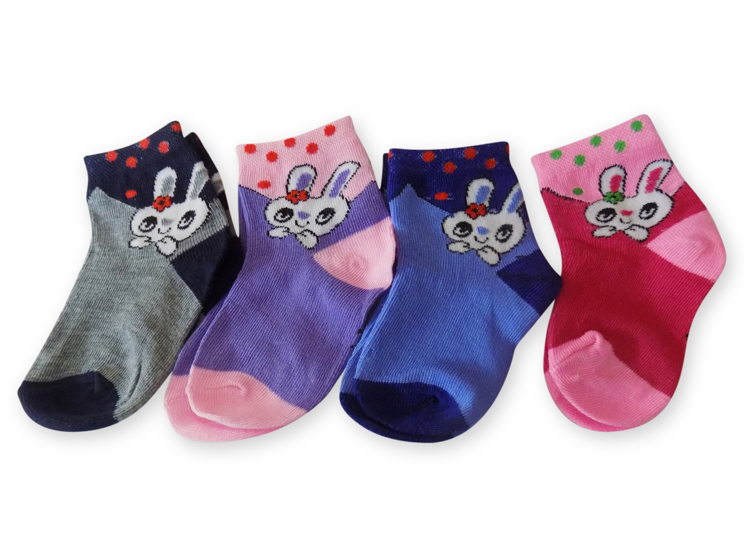 Buy Syeety Pack of 4 Kids Colorfull Printed Socks(0-1 Year) Online ...