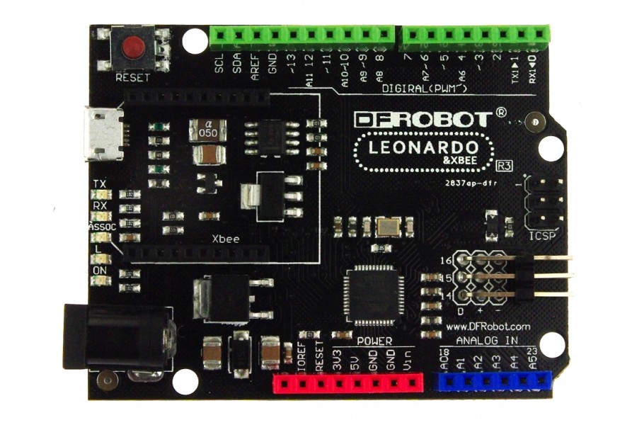 Dfrobot Leonardo With Xbee Socket Arduino Leonardo Compatible