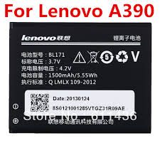 100 % Original Lenovo BL171 Battery For A65 A370E A368 A60 A390 A500 A390T