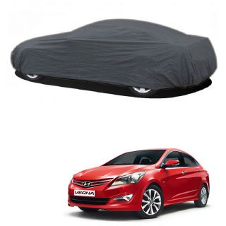 Buy AUTO SHELTER-Double Stitched (Grey) Car Body Cover For Hyundai ...