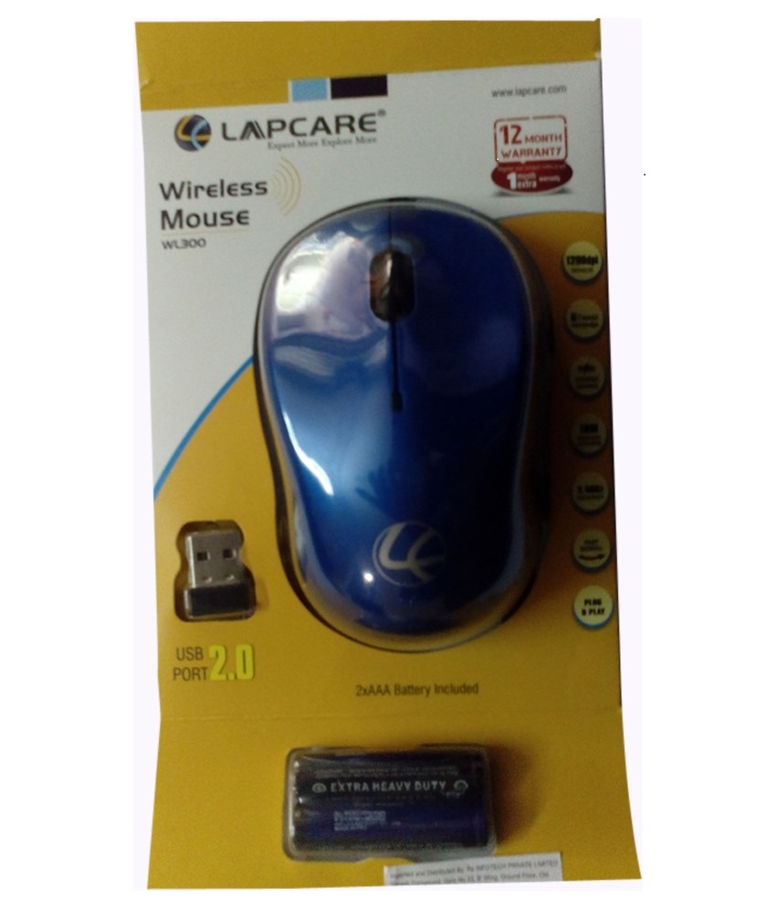Buy lapcare wireless mouse Online @ ₹448 from ShopClues