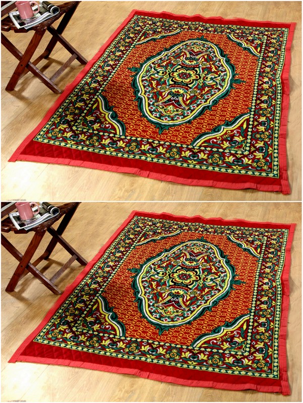 Buy K Decor Set of 2 Red Carpet (2RE-001) Online @ ₹599 from ShopClues