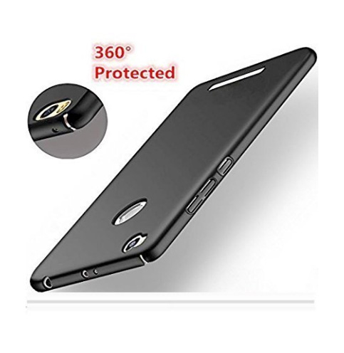 Buy bbr 4 Cut iPaky Hard Back Case Cover For Redmi 3s Prime- Black ...