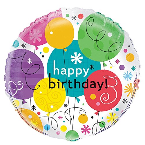 Buy 18" Foil Breezy Birthday Balloon Online @ ₹1349 from ShopClues