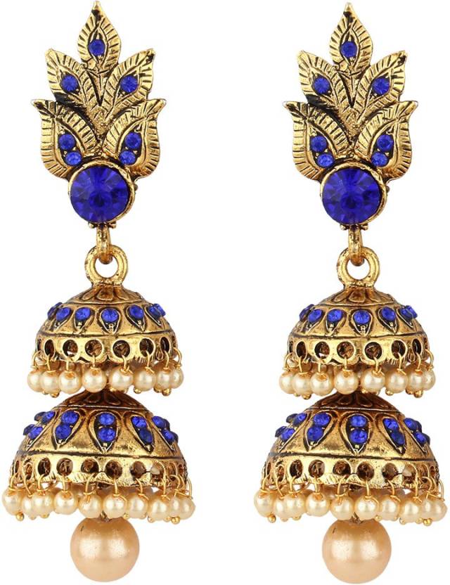 Buy Jewels Gold Abstract Gold Plated Traditional Antique Latest ...