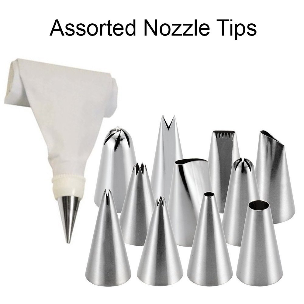 Buy Kudos CAKE PESTRY DECORATOR CREAM WITH 6 ICEING NOZZLES KIT Online ...