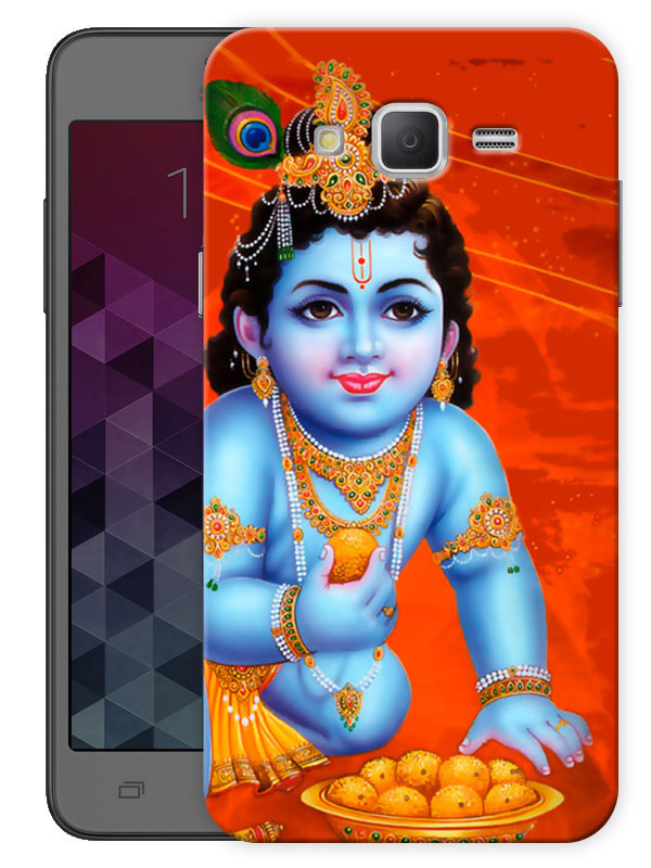 Buy Makhan Krishna - - Indian Hindu God Printed Designer Mobile Back ...