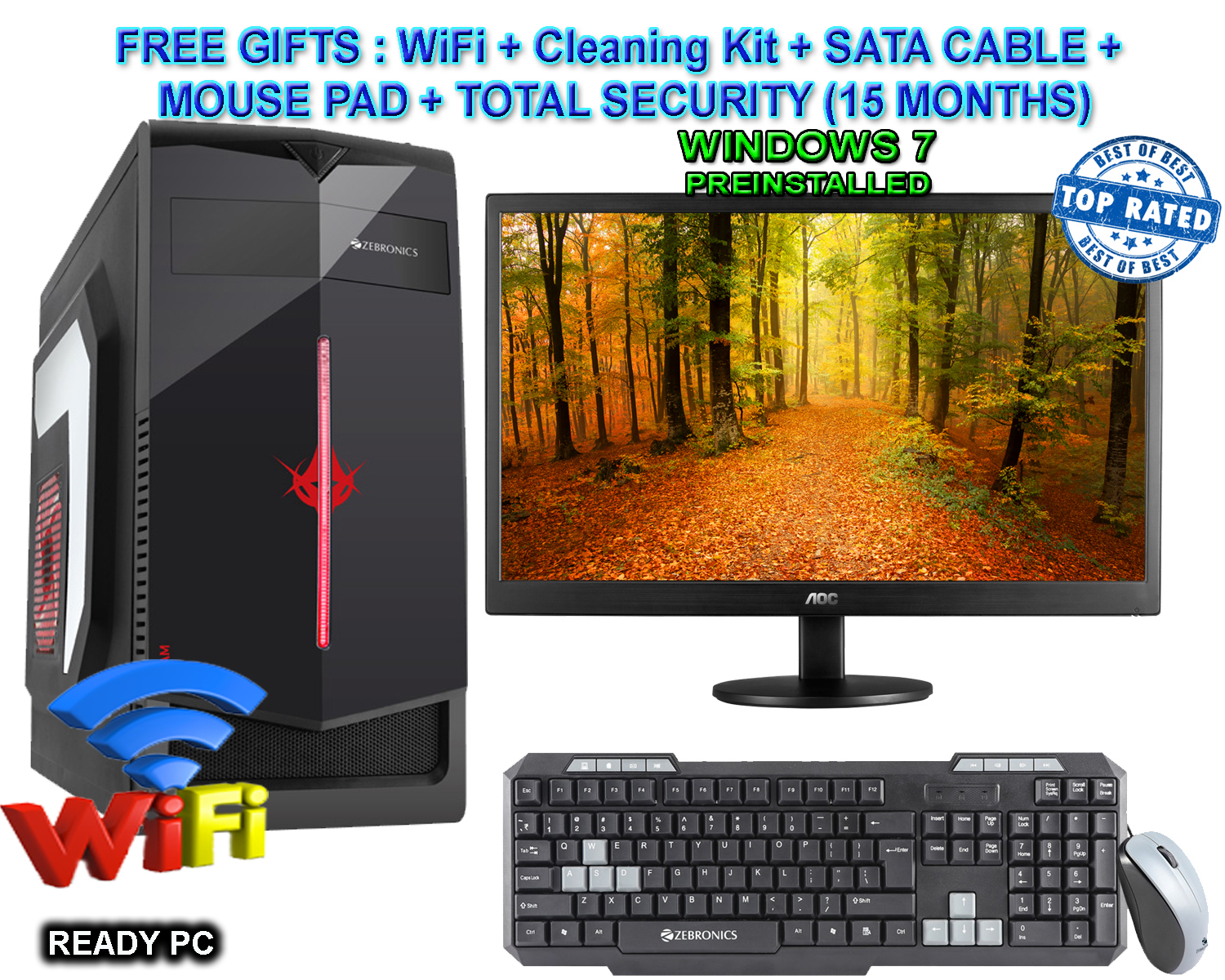Buy CI3/4/160/18.5" CORE I3 CPU / 4GB RAM/ 160GB HDD / ATX CABINET WITH ...
