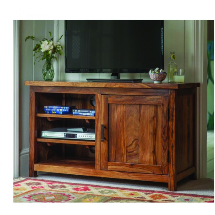 Buy SNG-Solid-Wood-Tall-TV-Unit-India Online @ ₹24999 from ShopClues