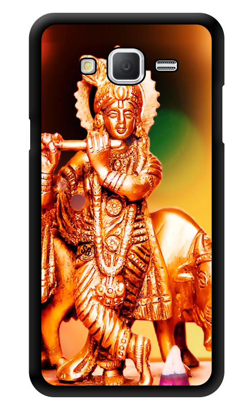 Buy Krishna Bansuri And Cow - Hindu God Printed Designer Mobile Back ...