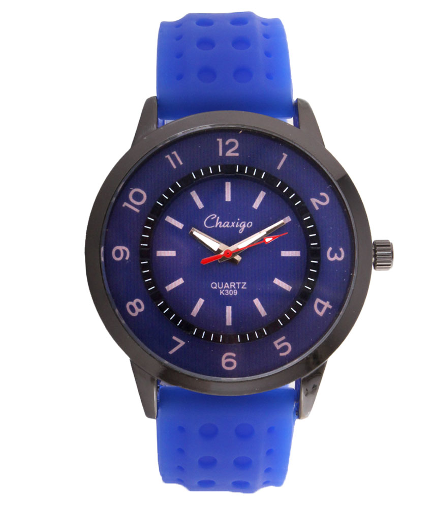 Buy Chaxigo Blue Men's Wrist Watch Online @ ₹275 from ShopClues