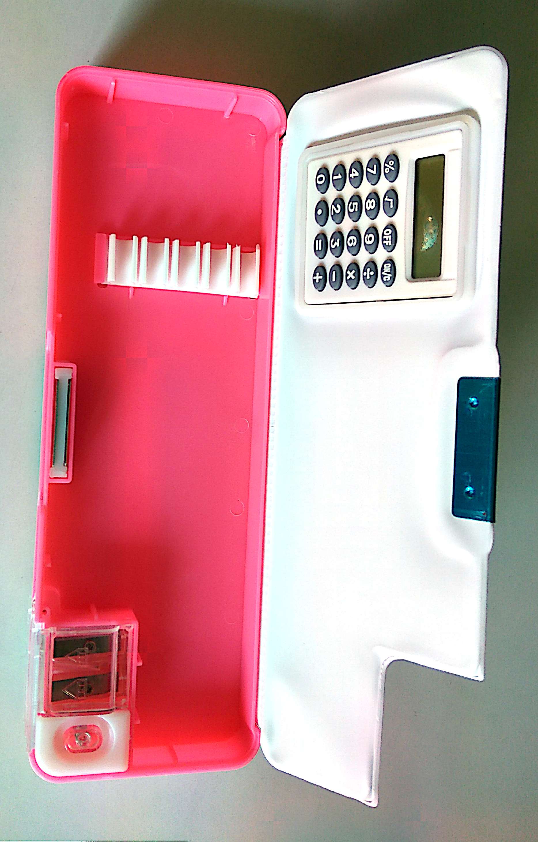 Buy Multicolor Plastic Pencil Box With Calculator Online @ ₹250 from ...