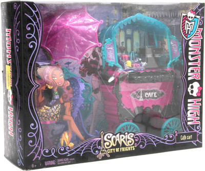 Original Monster High Scaris - The City of Frights Cafe Cart Playset