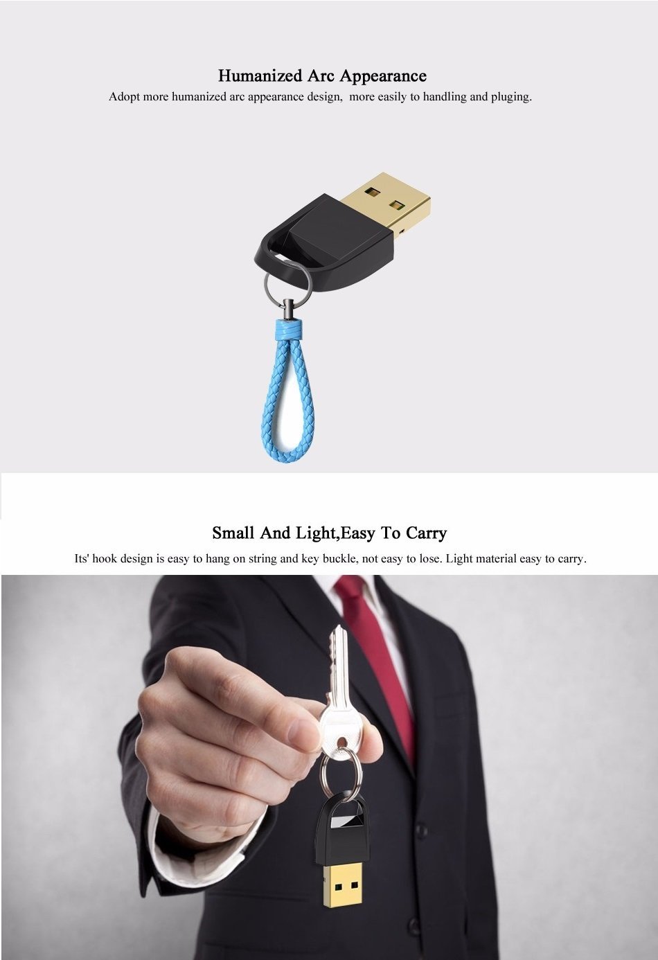 Buy Mini USB Bluetooth New Version CSR v4.0 Dongle Dual Mode Wireless ...