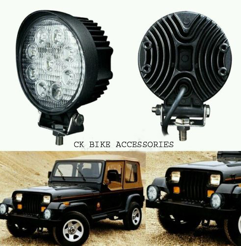 Buy 2X 9 Led ROUND Fog Light For all car and bikes Online @ ₹899 from ShopClues