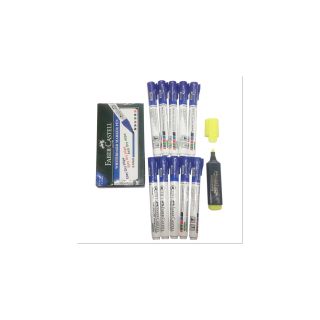 Buy WHITEBOARD MARKER BLUE BOX OF 10 PLUS one textliner (highlighter ...