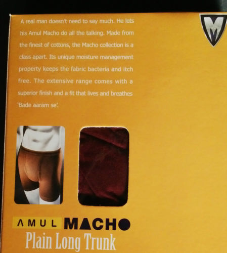 Buy Amul macho plain long trunk---A Set of 4 pcs Amul Macho - Plain ...