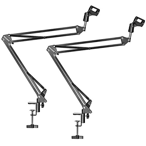Buy Neewer 2 Pack NW-35 Microphone Suspension Boom Scissor Arm Metal ...