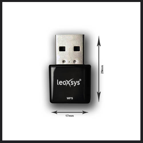 Leoxsys 300N Mbps Nano WiFi USB Wireless adapter LAN card