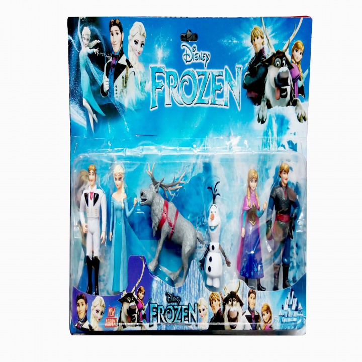 Buy Kiditos Frozen Movie dolls Elsa Anna Olaf Hans Krist Sven PVC ...