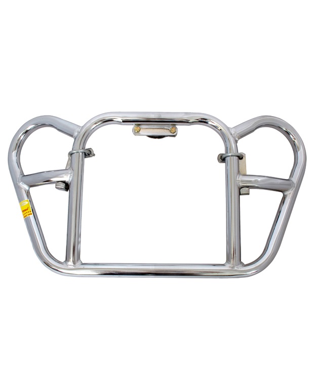 Buy The One Custom Butterfly Yezdi Type Crome Crash Guard For Enfield ...