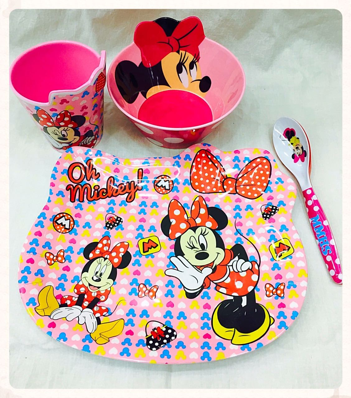 Buy Peek - A - Boo Melamine Kids Dinner Set, 4-Piece Online @ ₹850 from ...