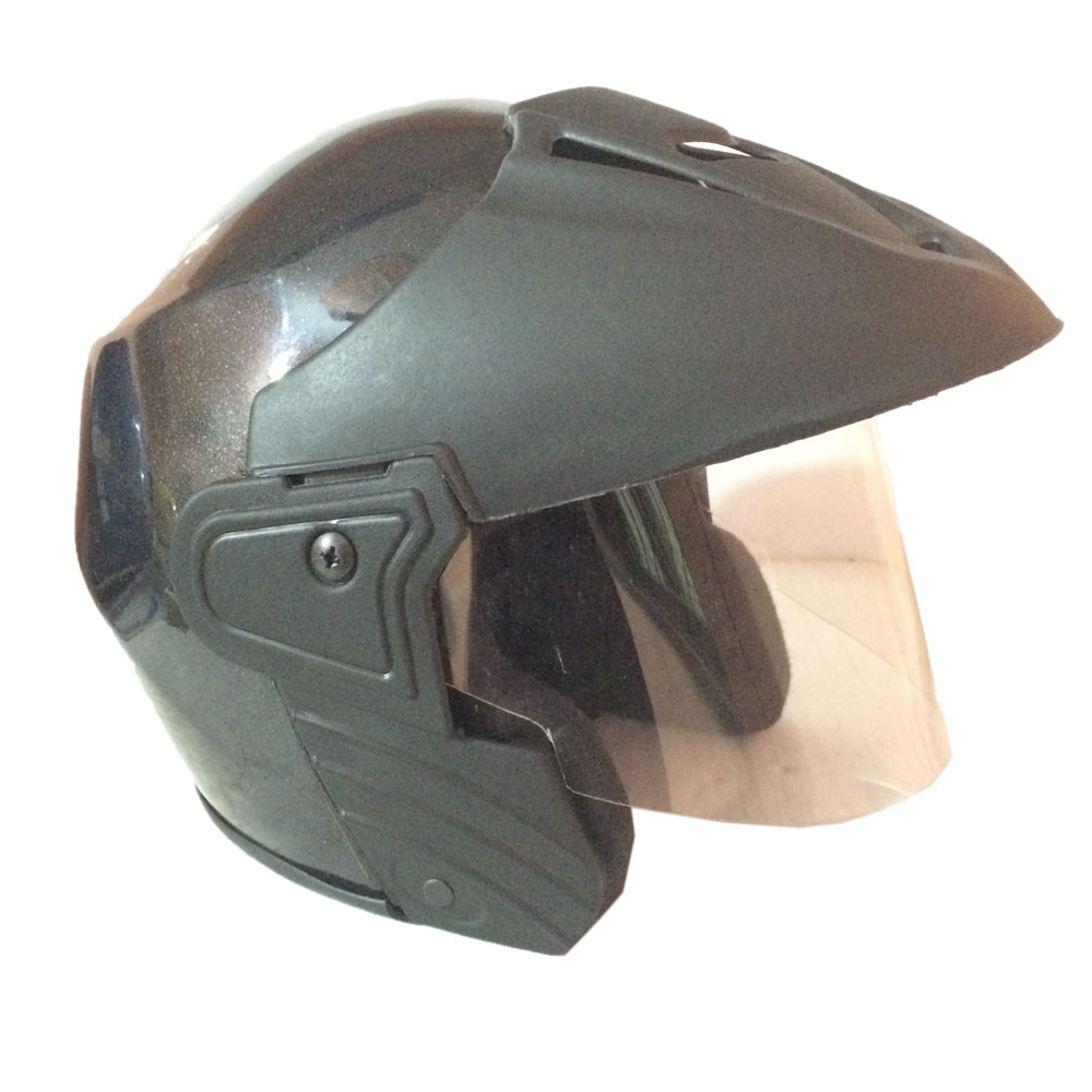 Buy Pickup Half Face Helmet Black Online @ ₹699 from ShopClues