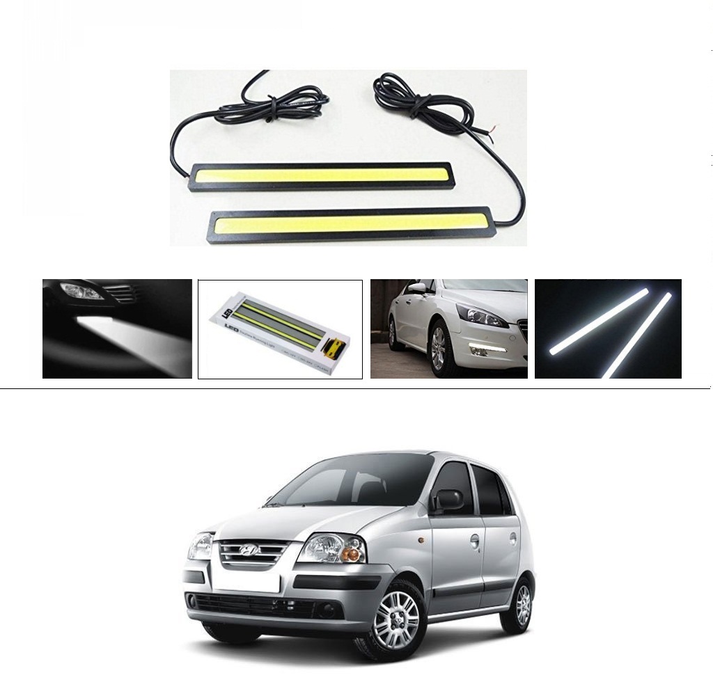 Buy AutoStark Daytime Running Lights Cob LED DRL (White)- Hyundai ...
