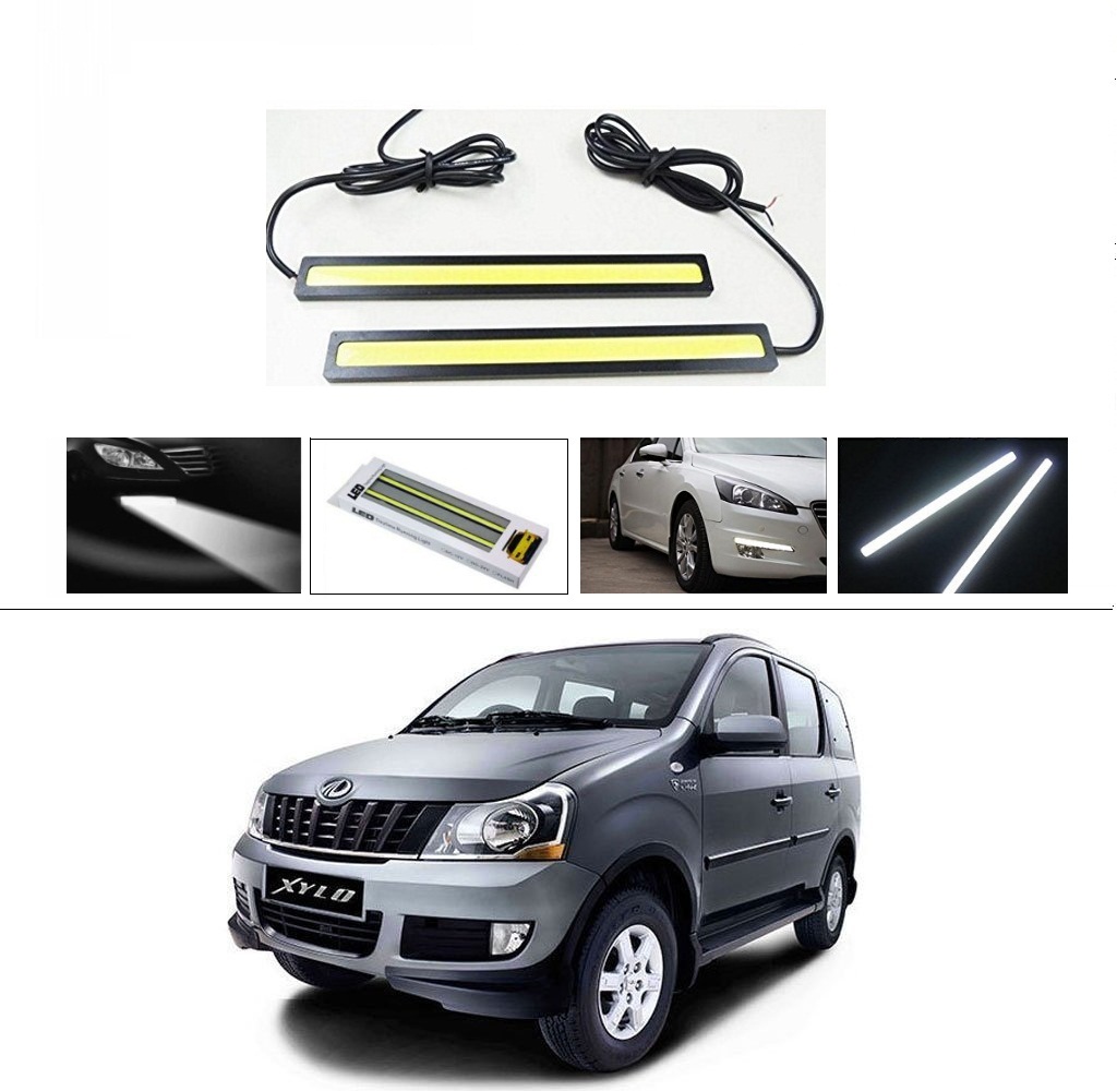 Buy AutoStark Daytime Running Lights Cob LED DRL (White)- Mahindra Xylo ...