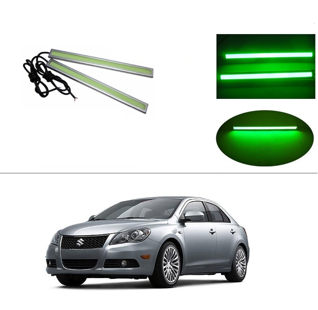 Buy AutoStark Daytime Running Lights Cob LED DRL (Green)- Maruti Suzuki ...
