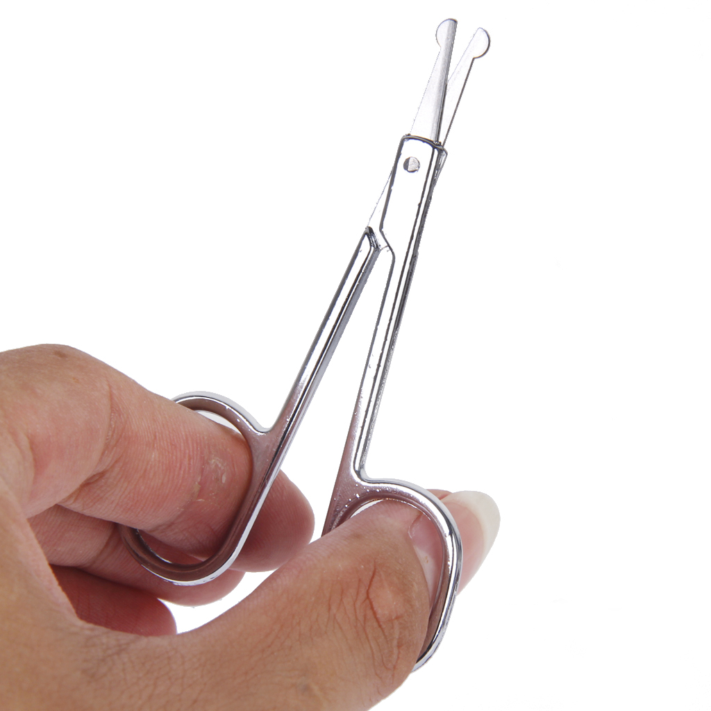 Buy Magideal Mini Straight Mustache Nose Hair Remover Scissor Trimmer ...