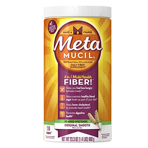 Buy Metamucil Sugar-Free, Original Smooth Texture Fiber Laxative/Fiber ...