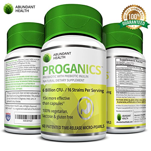Buy Probiotics - 60 Time Release Pearls - 15X More Effective and 3X the ...
