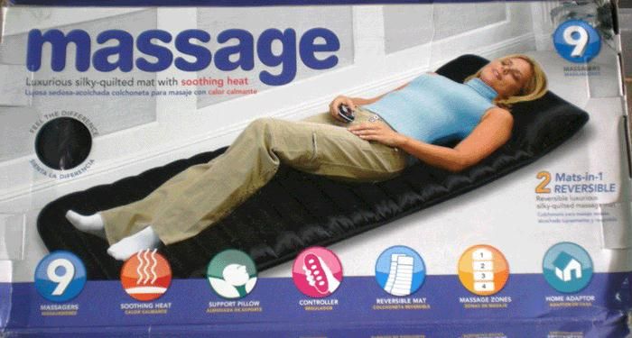 Buy FULL BODY MASSAGER BED / MATTRESS WITH 9 MOTOR MASSAGE 9 SOOTHING ...