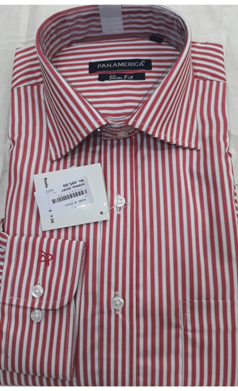 Buy PAN AMERICA Mens Slim Fit Formal Shirt Online @ ₹440 from ShopClues