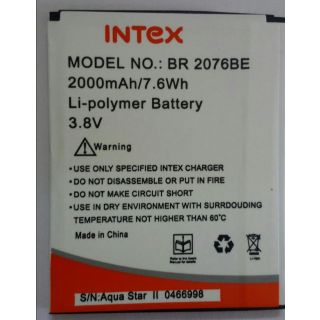 Buy Intex BR2076BE Battery for INTEX Aqua Star II HD with 2000 mAh ...