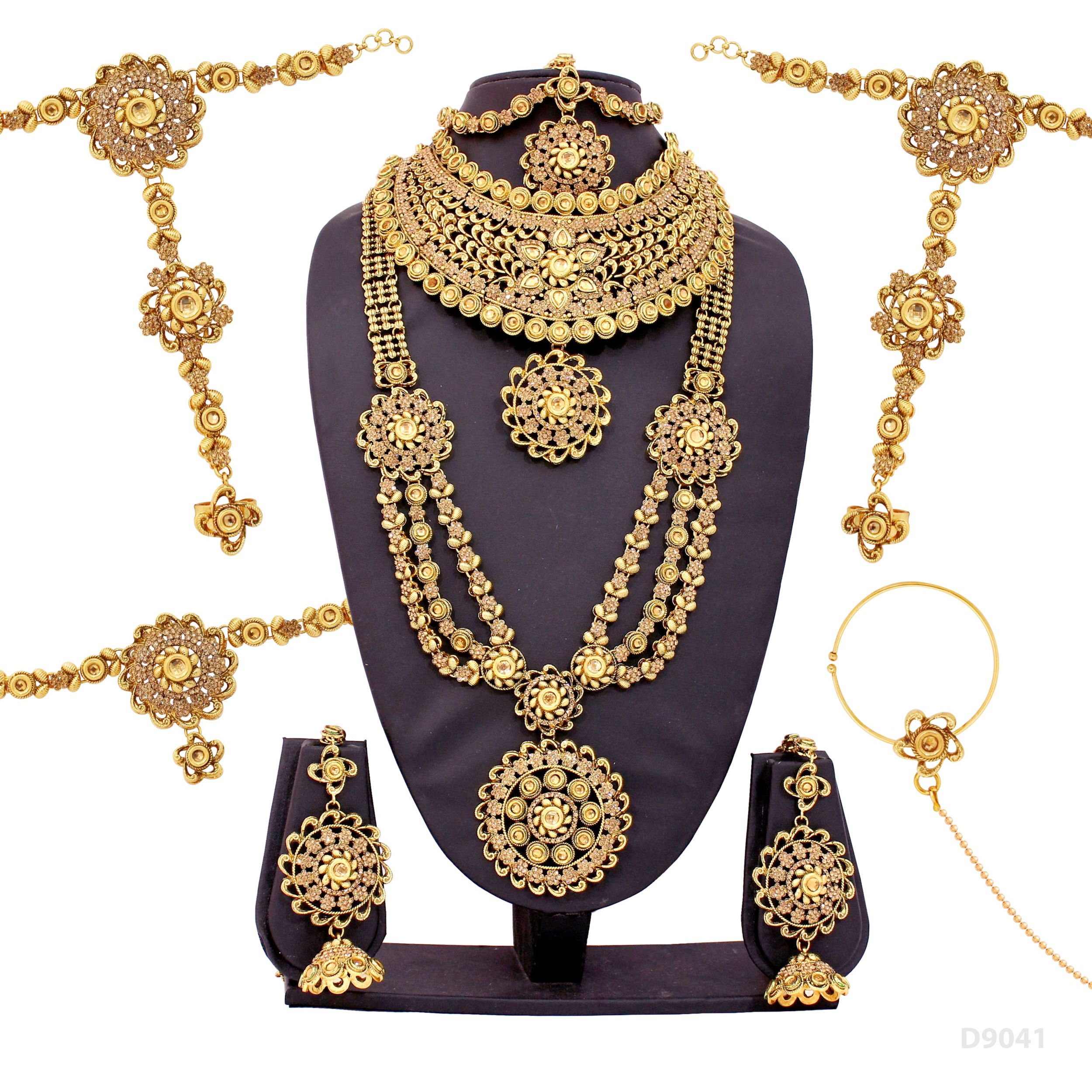 Buy Full Traditional Bridal Dulhan Set 7 in 1 by Nishant Creation ...